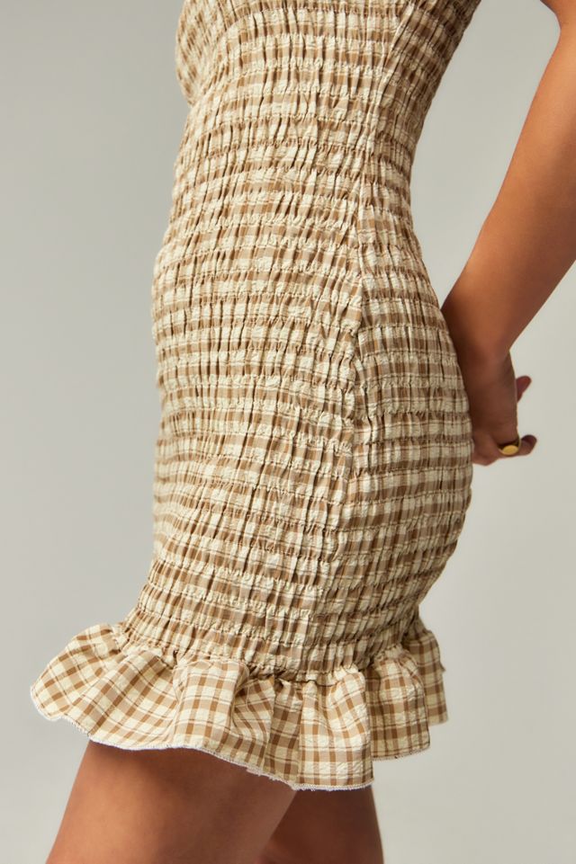 Robe Mini Vichy Daisy Street | Urban Outfitters FR