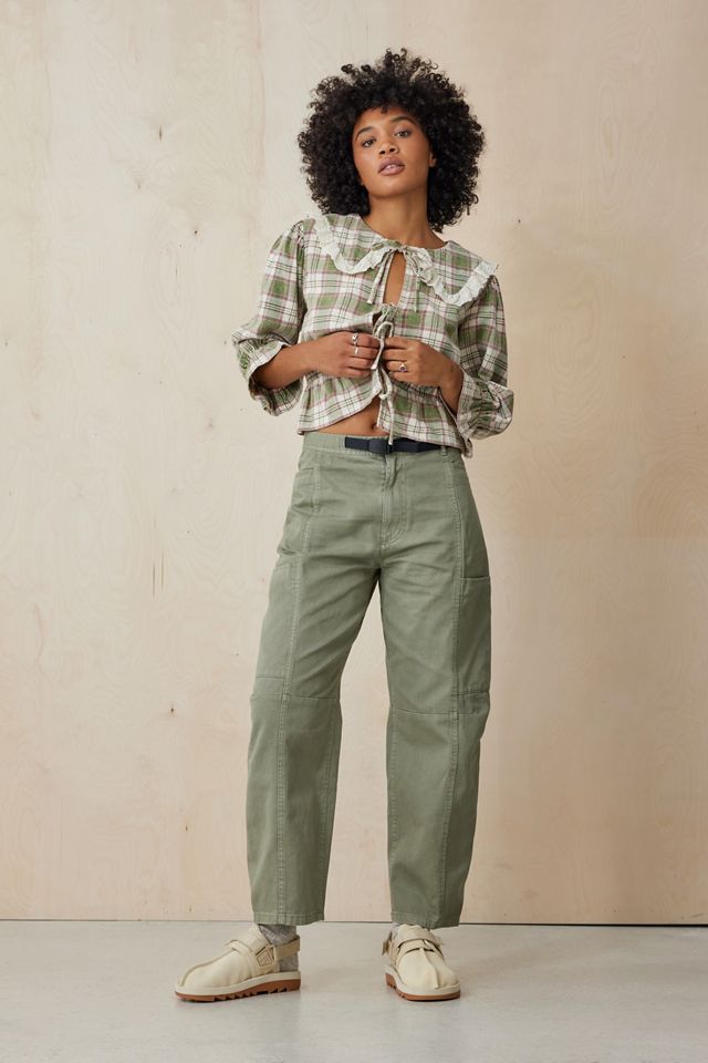 Gramicci Voyager Faded Olive Pants | Urban Outfitters UK
