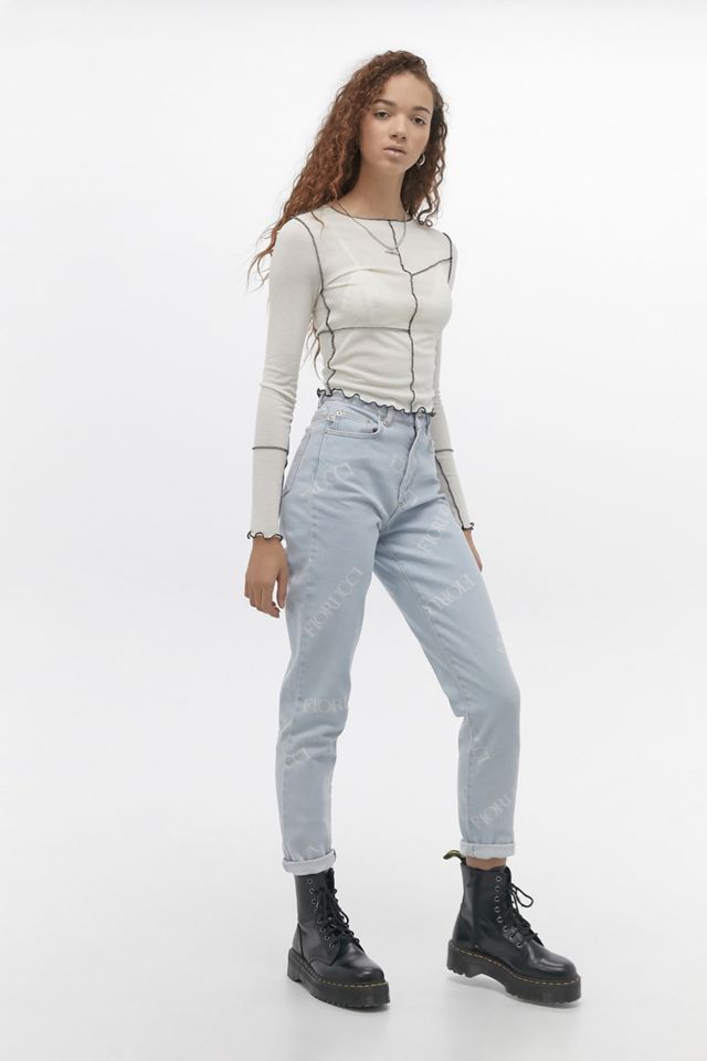 Fiorucci - Jeans logo clairsemé | Urban Outfitters FR