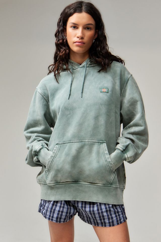 Dickies Sudadera con capucha Green Bleach Dye Newington | Urban ...