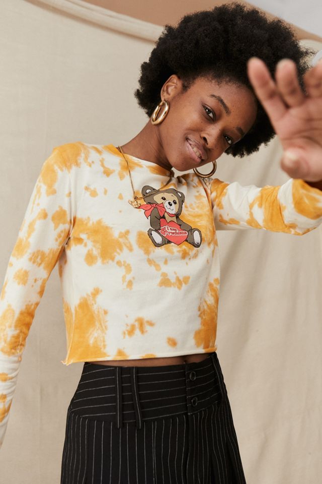 NEW girl ORDER Precious Teddy Tie-Dye Top | Urban Outfitters UK