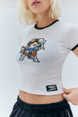 Basic Pleasure Mode Chun-Li Baby T-Shirt | Urban Outfitters UK