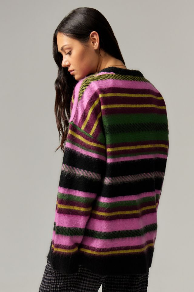 Basic Pleasure Mode UO Exclusive Stripe Kurt Jumper | Urban Outfitters UK