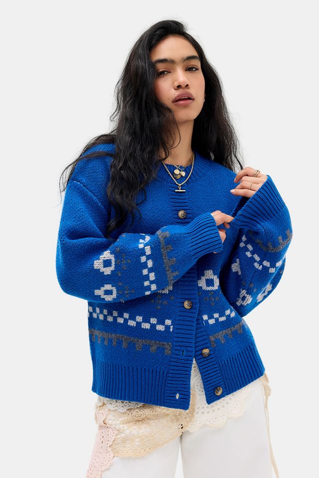 Cardigan blu Romily Squirrel Damson Madder | Urban Outfitters IT