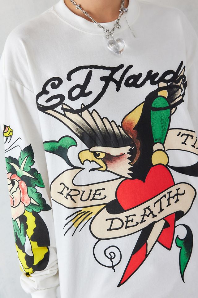 Camiseta de manga larga Ed Hardy True Rose | Urban Outfitters ES