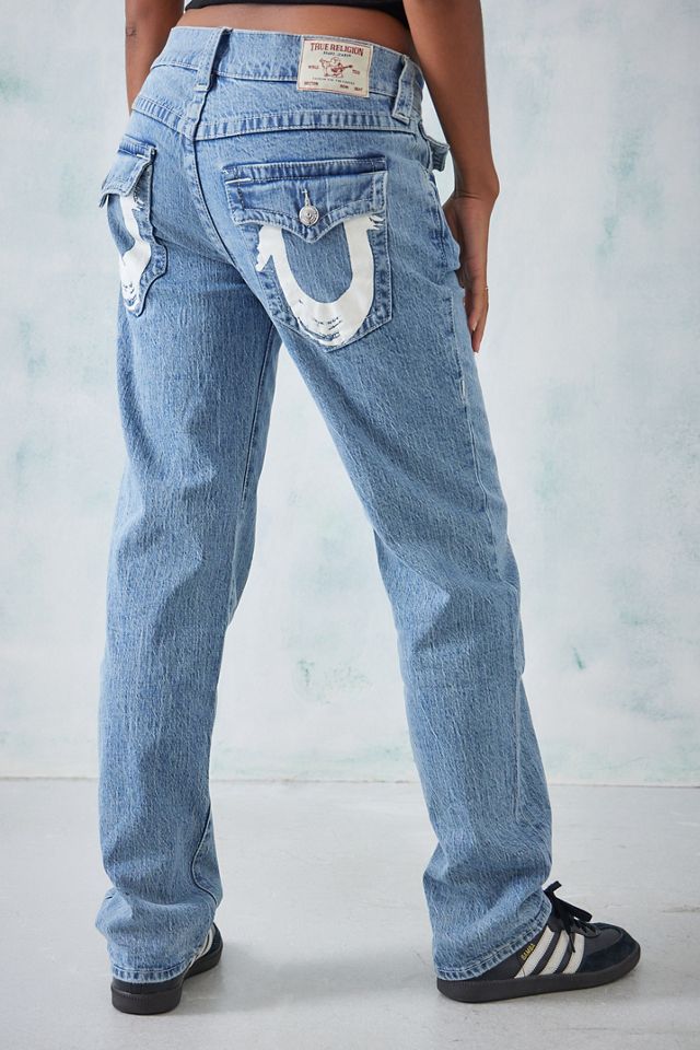 True Religion - Jean droit décontracté Ricky peint | Urban Outfitters FR