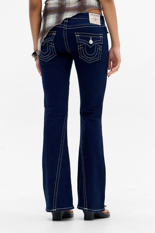 True Religion Low Rise Flared Jeans | Urban Outfitters UK