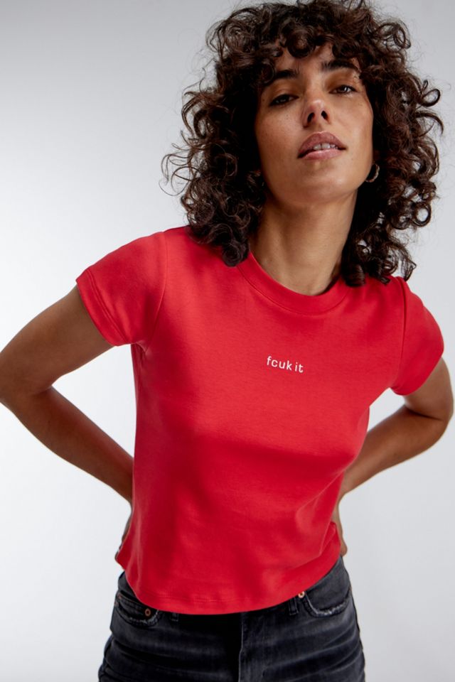 FCUK UO Exclusive Fcuk It Baby T-Shirt | Urban Outfitters UK
