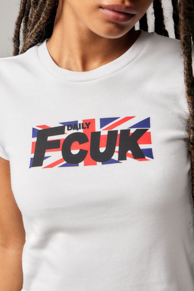 FCUK UO Exclusive Flag Baby T-Shirt | Urban Outfitters UK