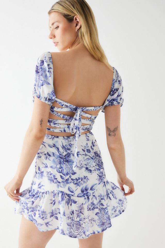 Love Triangle Tie-Back Babe Dress | Urban Outfitters UK