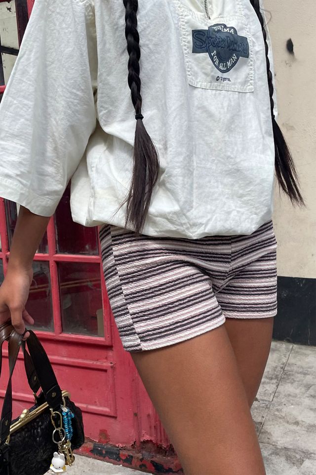 Motel Eunia Stripe Shorts | Urban Outfitters UK