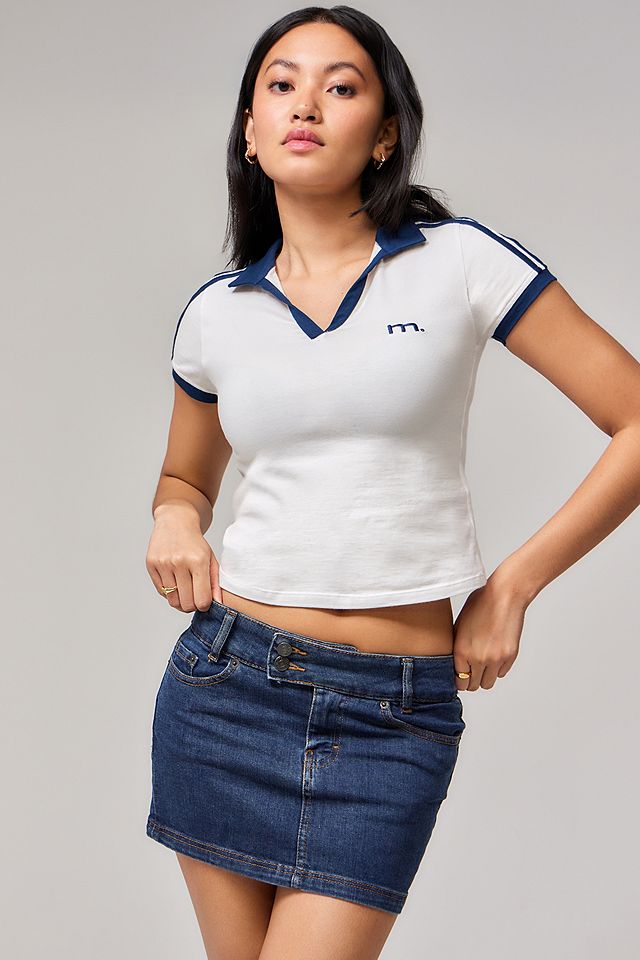Motel Low Rise Denim Mini Skirt | Urban Outfitters UK Motel Low Rise Denim Mini Skirt | Urban Outfitters UK