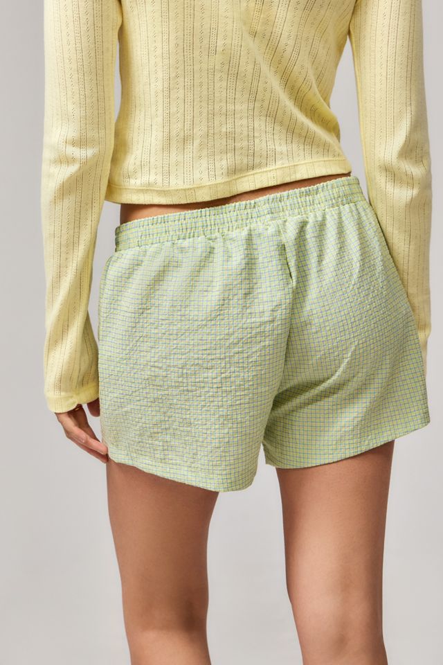 Motel Yellow Voir Boxer Shorts | Urban Outfitters UK