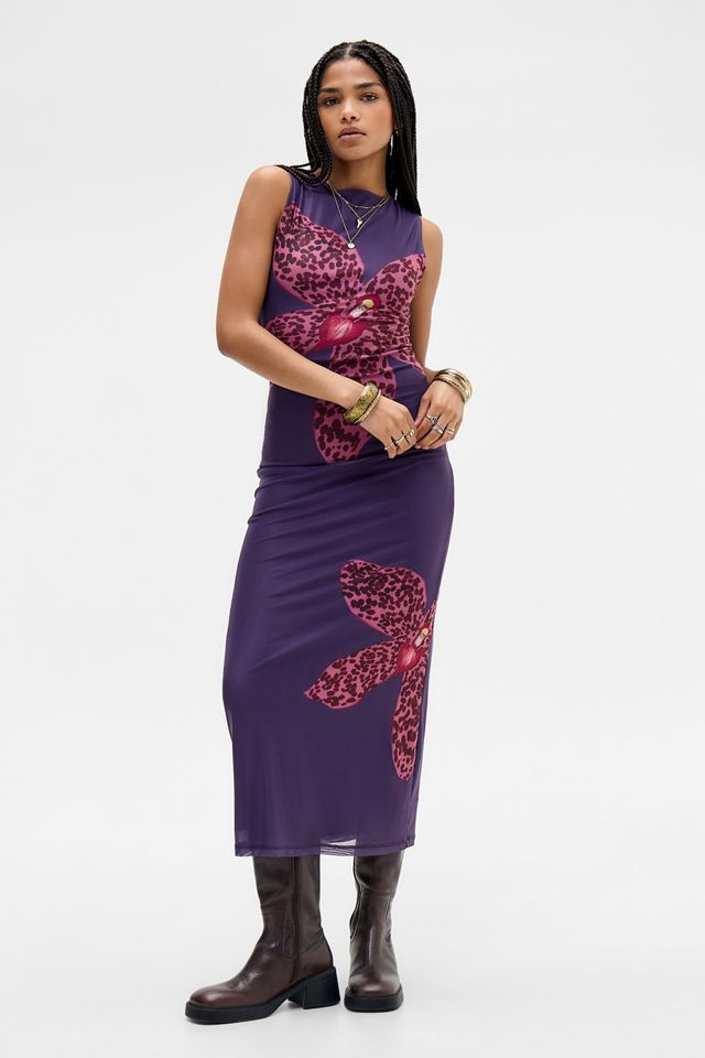 Motel Purple Fayola Dress | Urban Outfitters UK