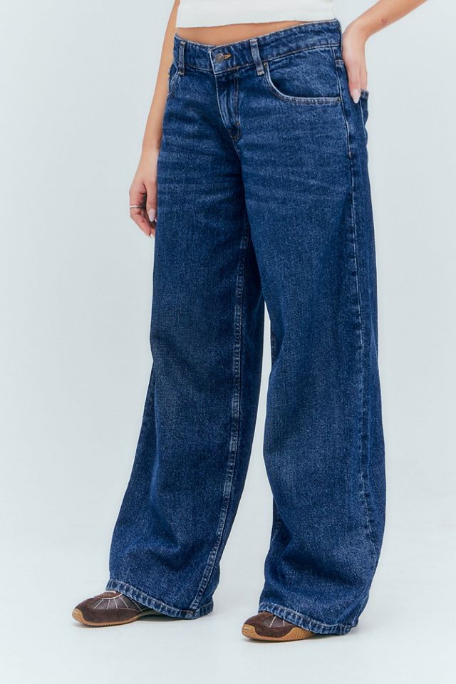 Motel Indigo Extra-Wide Low-Rise Jeans | Urban Outfitters UK