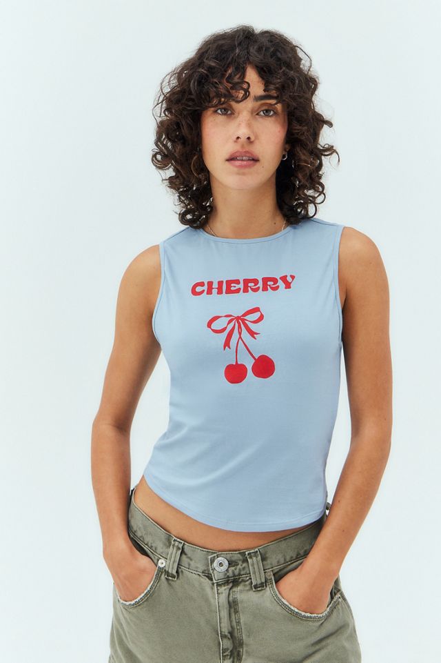 Motel Nantucket Cherry Tank Top | Urban Outfitters UK