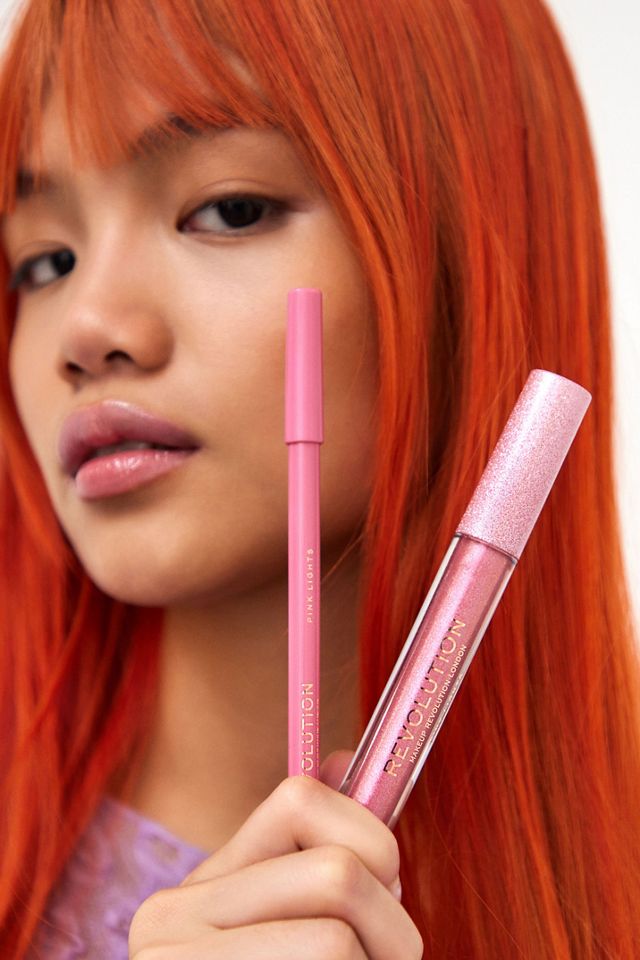Revolution Pink Lights Ultimate Lights Shimmer Lip Kit | Urban ...