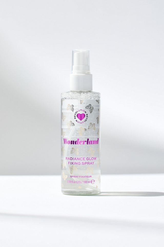 Revolution Wonderland Radiance Glow Fixing Spray | Urban Outfitters UK