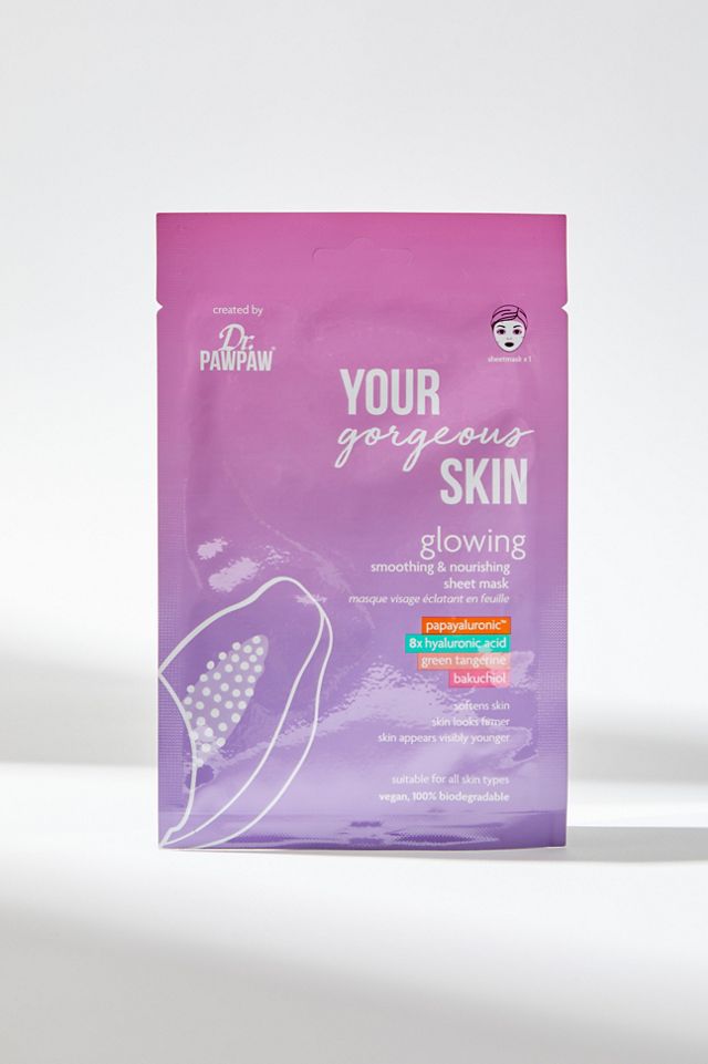 Dr. PAWPAW Your Gorgeous Skin Glowing Sheet Mask | Urban Outfitters UK