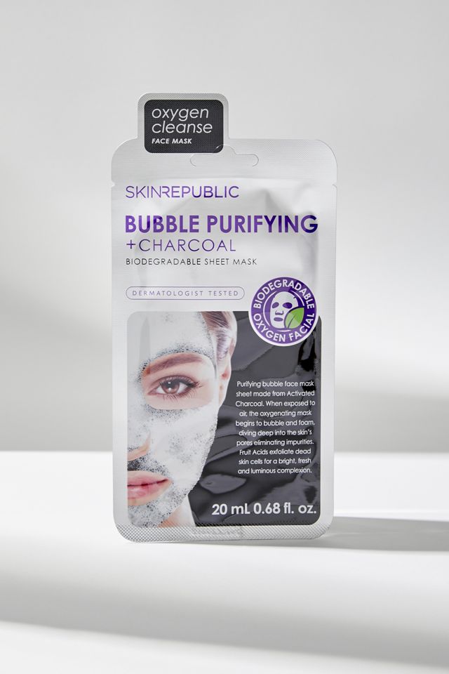 Skin Republic Bubble Purifying & Charcoal Face Sheet Mask | Urban ...