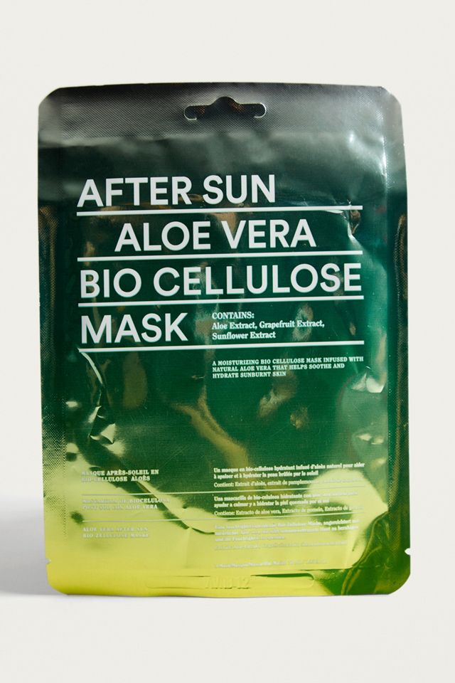 UO After Sun Aloe Vera Bio Cellulose Sheet Mask | Urban Outfitters UK