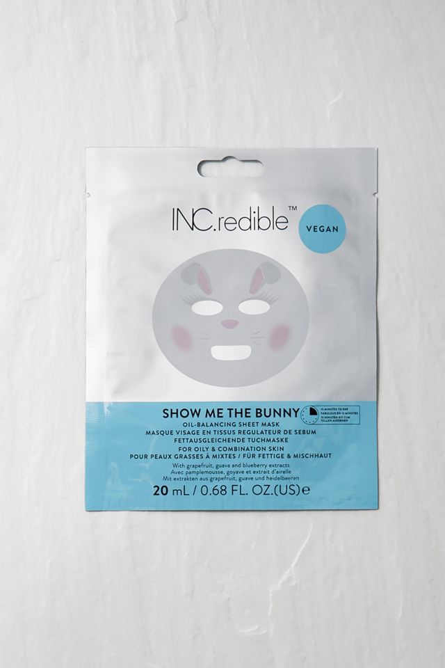 INC.redible Bunny Sheet Mask | Urban Outfitters UK