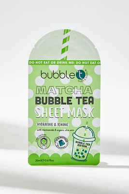 Bubble T Matcha Sheet Mask | Urban Outfitters UK