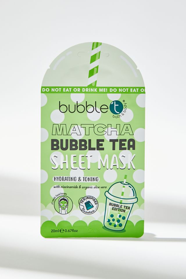 Bubble T Matcha Sheet Mask | Urban Outfitters UK