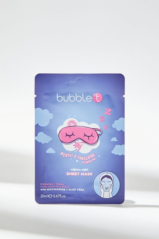 Bubble T - Masque visage hydratant en tissu néroli et mandarine | Urban ...