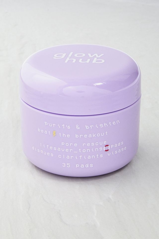 glow hub Purify & Brighten Pore Rescue Lifesaving Toning Pads | Urban ...