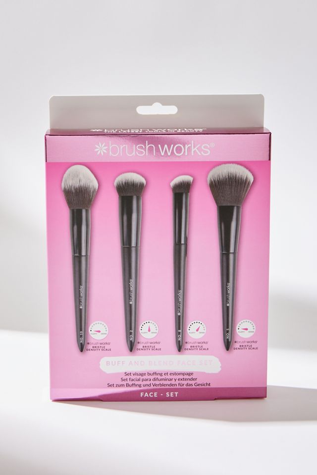 Brushworks Buff & blend Face Brush Set | Urban Outfitters UK