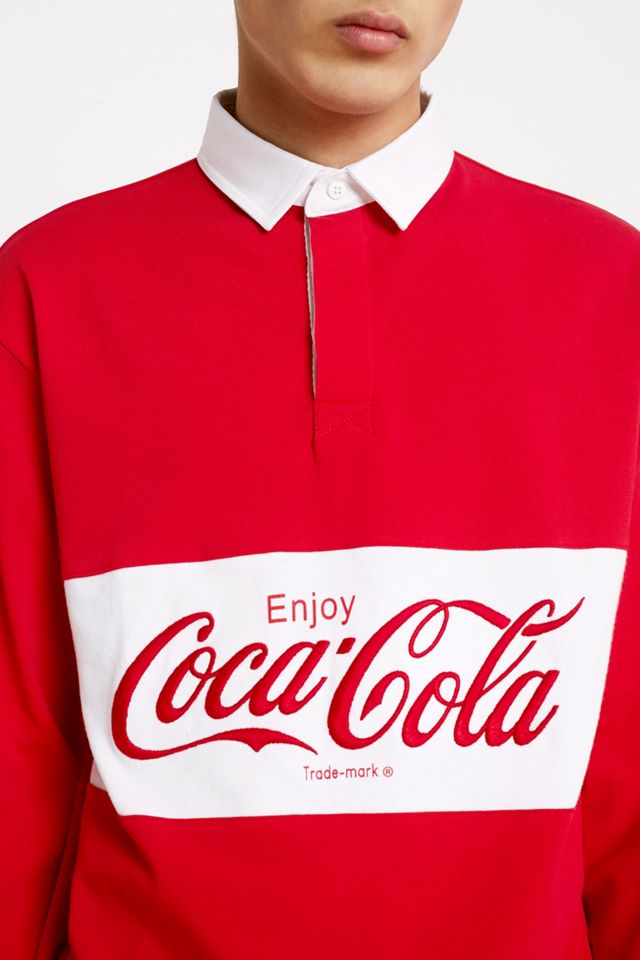UO Coca Cola Long-Sleeve Rugby Shirt | Urban Outfitters DE