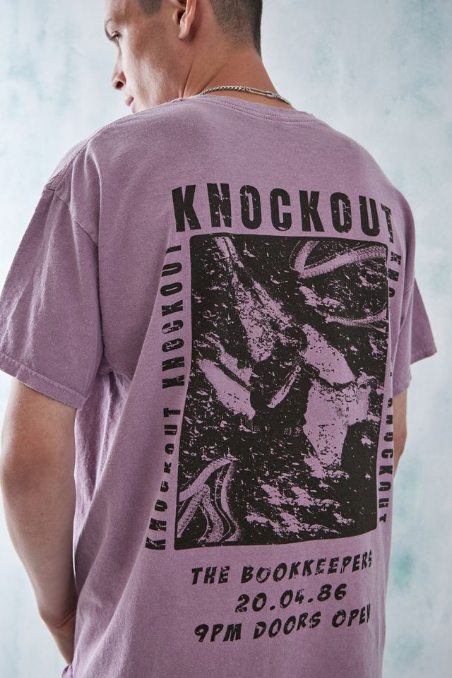 UO Mauve Knockout T-Shirt | Urban Outfitters UK