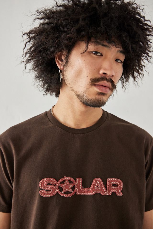 UO Brown Solar T-Shirt | Urban Outfitters UK