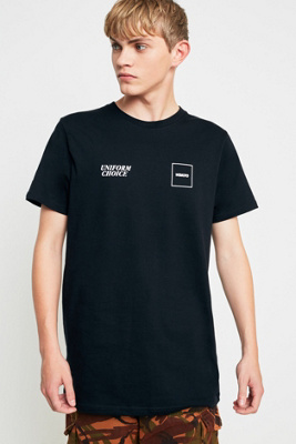 Wemoto Summit Black T-shirt | Urban Outfitters UK