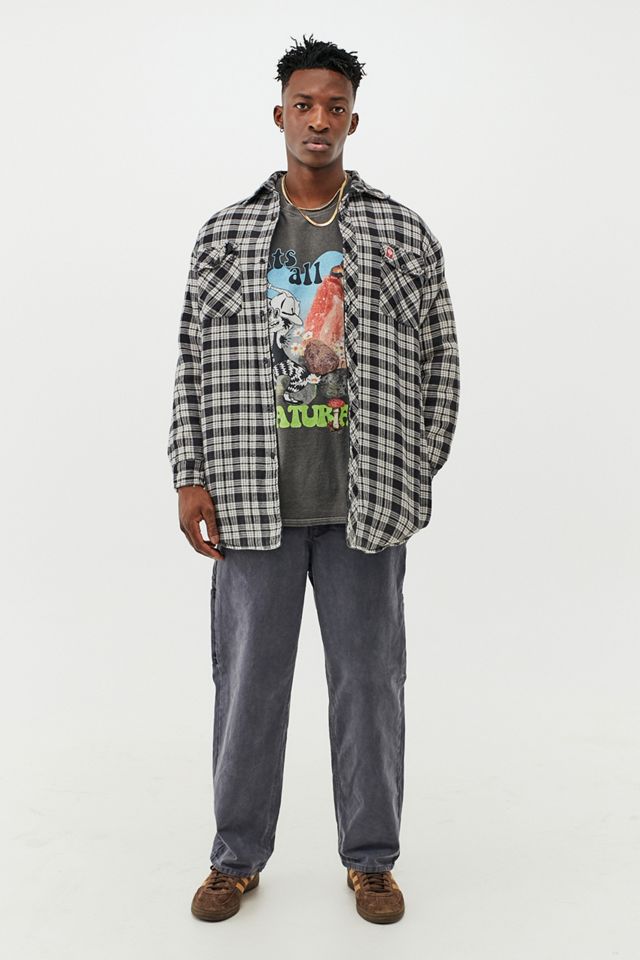 UO Black It's All Natural T-Shirt | Urban Outfitters UK