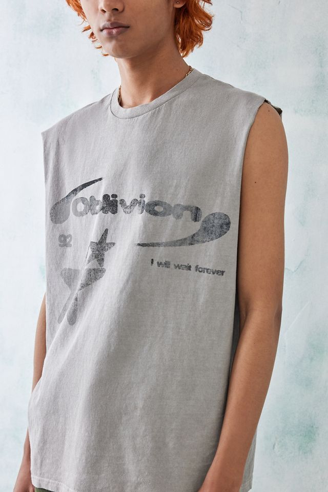 UO Grey Oblivion Vest | Urban Outfitters UK