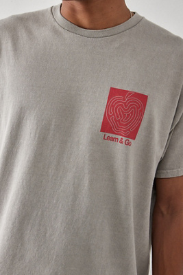 UO Grey Navigate Nature T-Shirt | Urban Outfitters UK