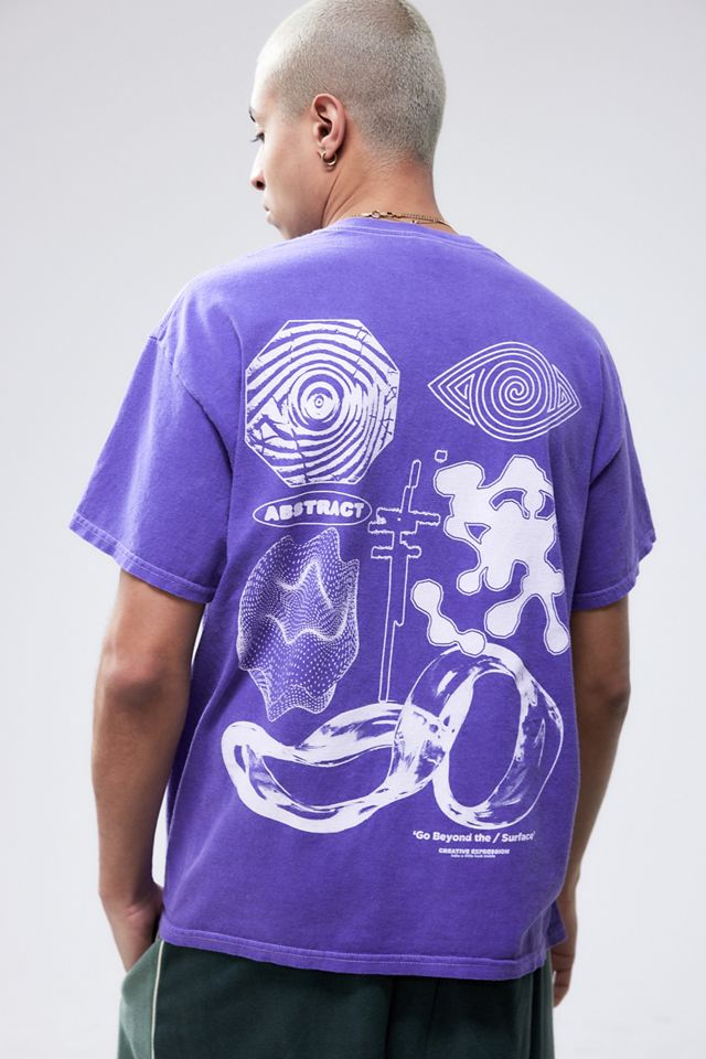 UO Abstract Go Beyond T-Shirt | Urban Outfitters UK