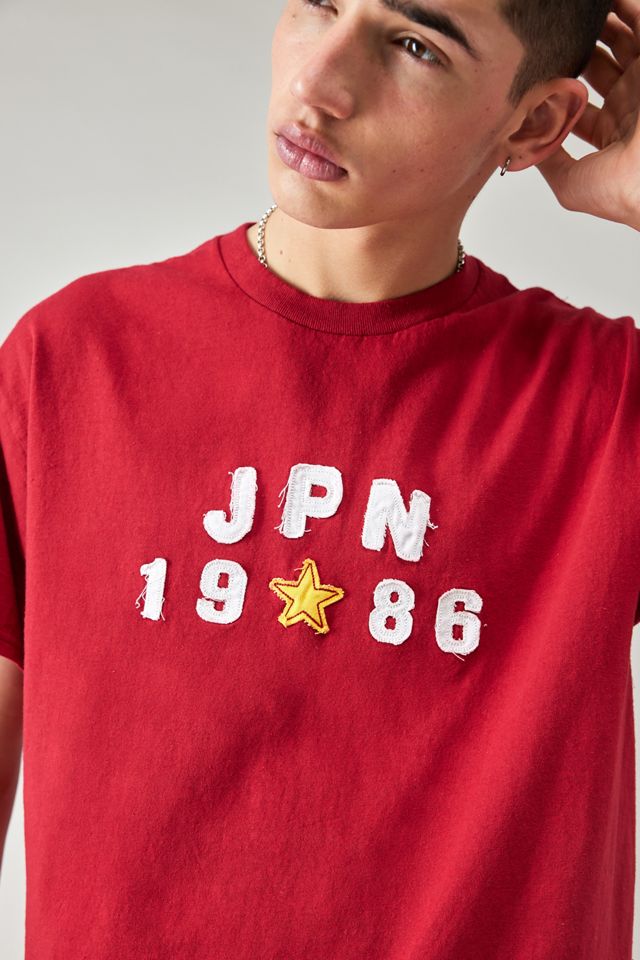 UO Red Japan T-Shirt | Urban Outfitters UK