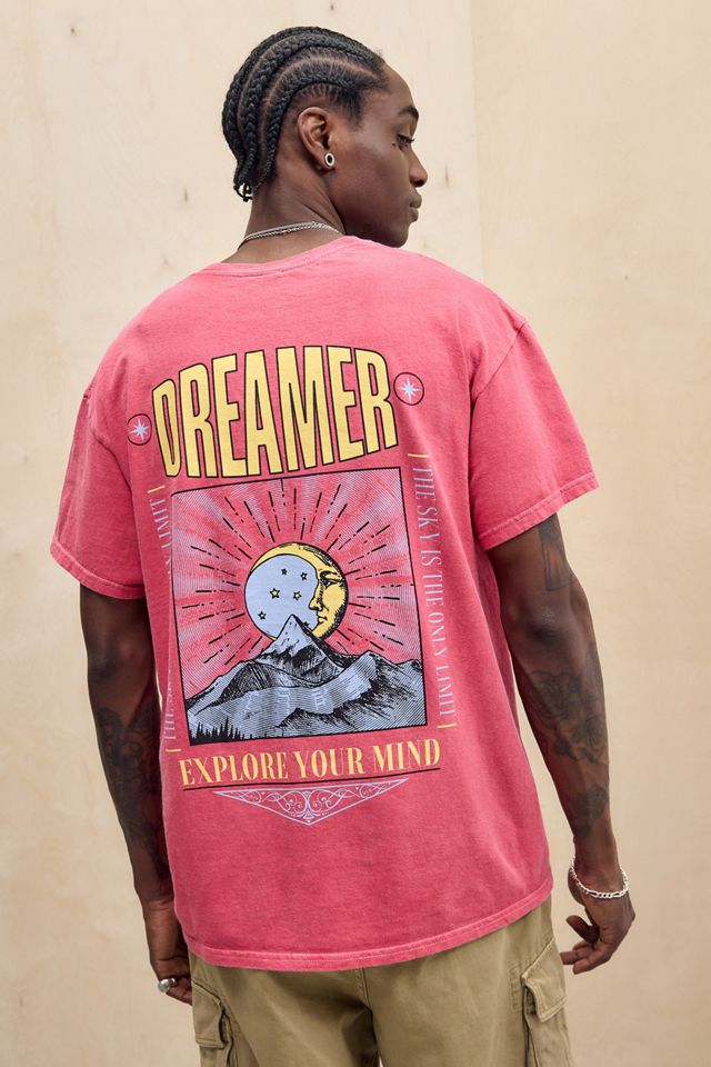 UO Red Dreamer T-Shirt | Urban Outfitters UK