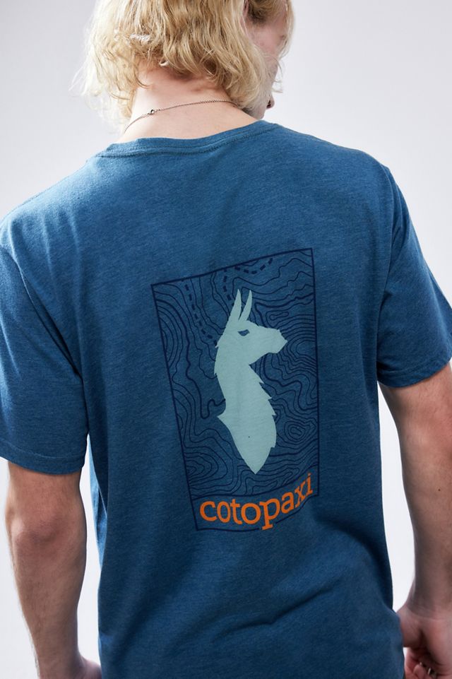 Cotopaxi Bruce Spruce Llama Map T-Shirt | Urban Outfitters UK