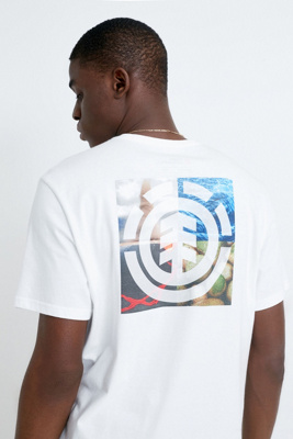 Element National Geographic White Short-Sleeve T-Shirt | Urban ...