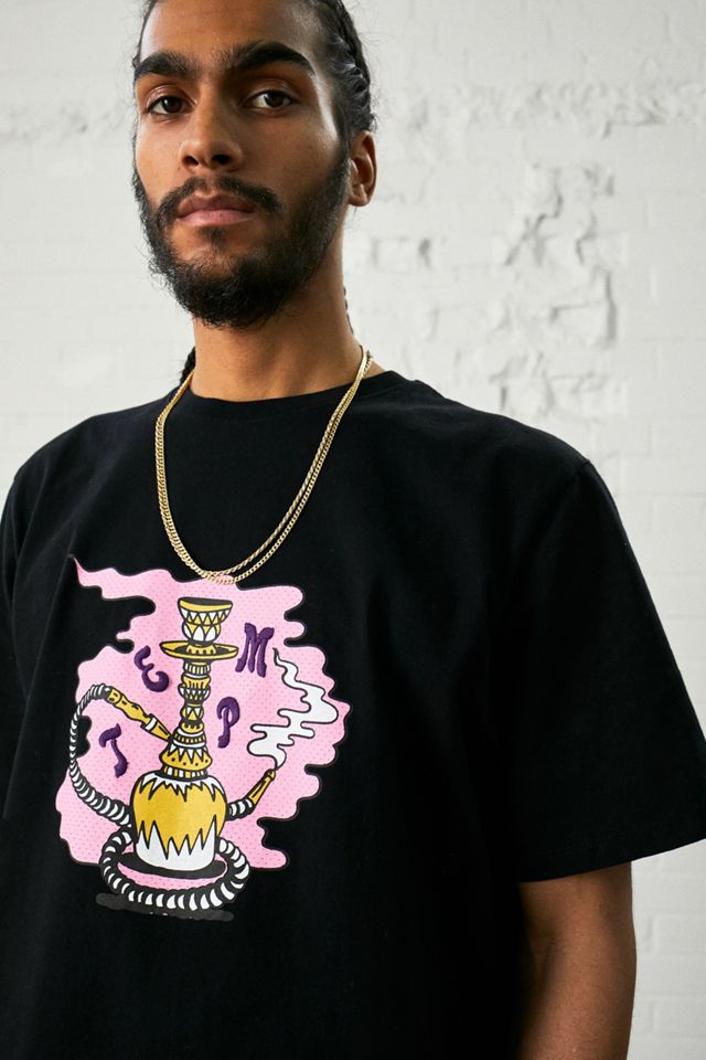 Temporary Collective UO Exclusive Unisex Black Hookah Pipe T-Shirt ...