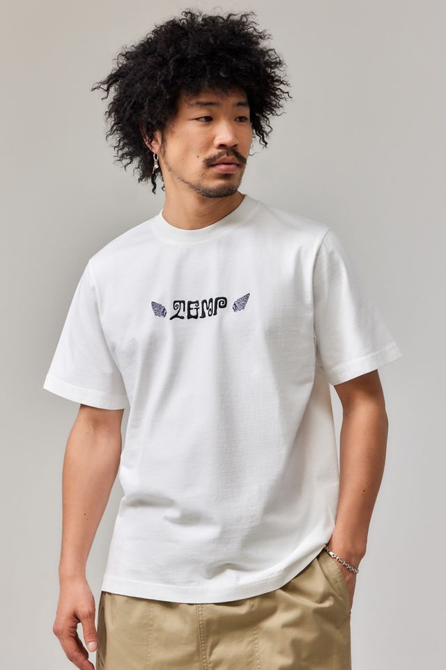 Temp Surf Co UO Exclusive White Clean Sees T-Shirt | Urban Outfitters UK
