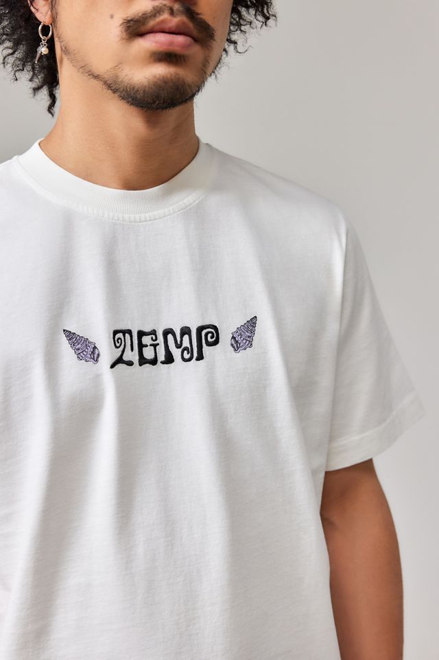Temp Surf Co UO Exclusive White Clean Sees T-Shirt | Urban Outfitters UK
