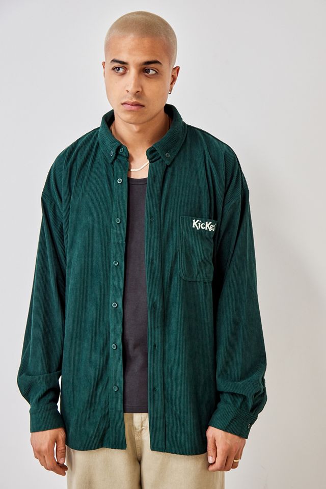 Kickers Green Corduroy Shirt | Urban Outfitters UK