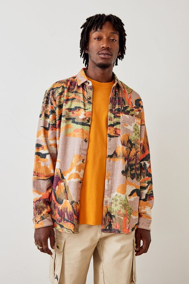 BDG Landscape Print Shirt | Urban Outfitters UK
