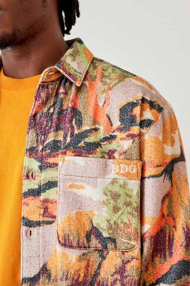 BDG Landscape Print Shirt | Urban Outfitters UK