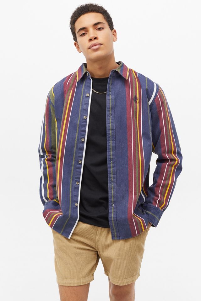 Santa Cruz Stripe Long-Sleeve Shirt | Urban Outfitters UK